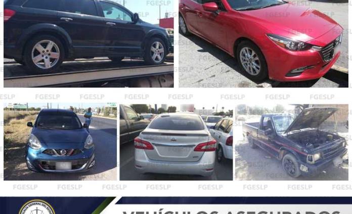 Asegura Fge Cinco Vehículos Con Reporte De Robo