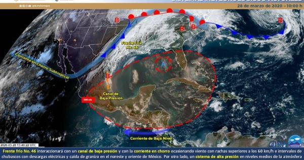 Pronostican vientos de hasta 70 km/h en SLP