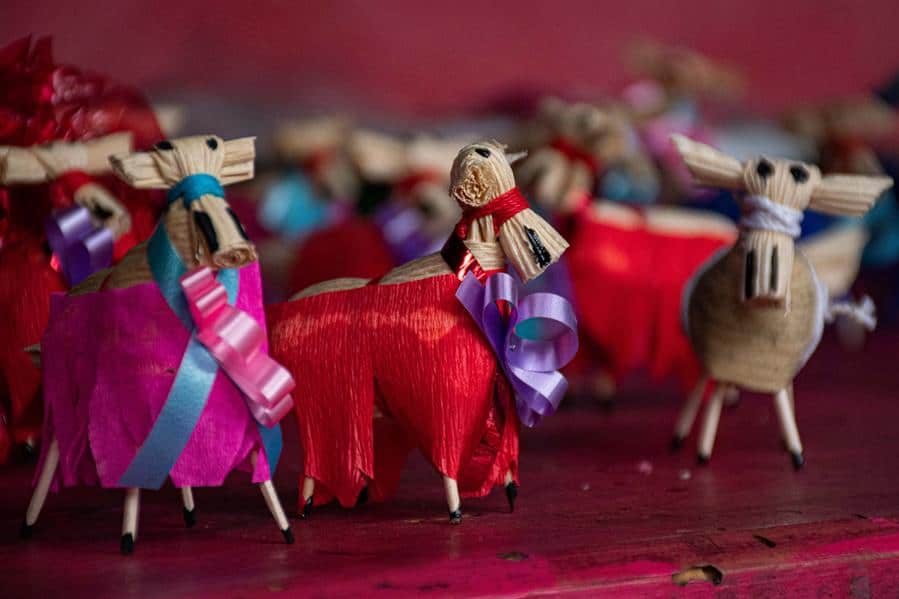 Las mulas artesanales del Jueves de Corpus sobreviven en San Cristóbal