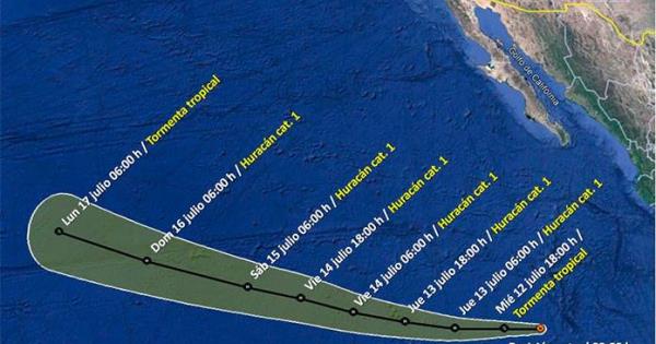 La tormenta tropical Calvin se forma en el Pacífico pero se aleja de territorio mexicano